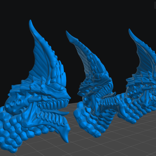 👽 Crested Big Alien Heads・Free 3D File for 3D printing・Cults