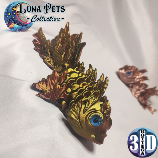 3D file Articulated Fantasy Fish - Luna Pets - Fairy, Toy, flexy 🐠 ・3D ...