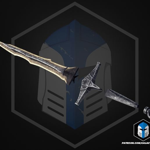 🗡️ Dragonbone Sword and Shield - 3D Print Files・ 3D File for 3D ...