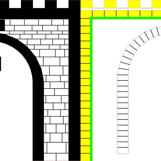 🎲 Laser Cut - 1/87 (HO) Scale - Tunnel Entrance Set・ 3D File for CNC ...