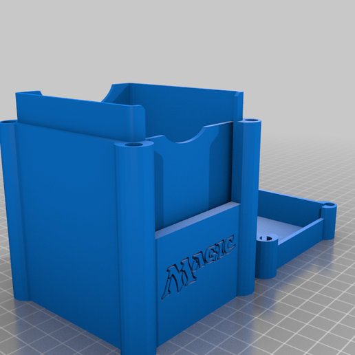 Free 3D file Commander Deckbox with Window and Magnets 🪟 ・3D printing ...