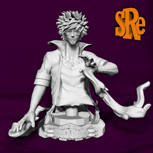 👤 Dabi Bust - My Hero Academia・ STL File for 3D printing・Cults