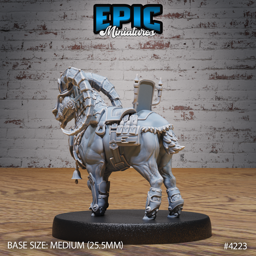 3D file Goat Mount ‧ DnD Miniature ‧ Tabletop Miniatures ‧ Gaming ...
