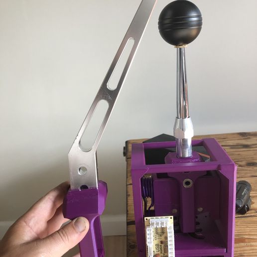 🚗 H Pattern Sim Shifter 6+R・Free 3MF File for 3D printing・Cults
