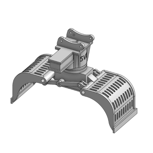 🚜 grabber for tire excavator cat m314・ 3D File for 3D printing・Cults