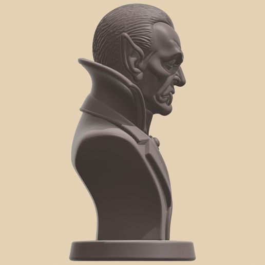 🧛 Vampire Bust・ STL File for 3D printing・Cults