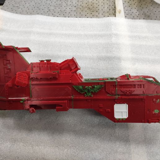 🥔 Potato Patern Thunderhawk Gunship・3D Print with the Flashforge ...