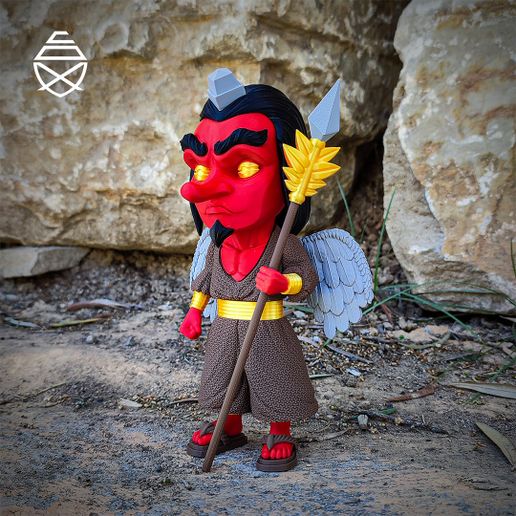 TENGU CHIBI 👺・ 3D File for 3D printing・Cults