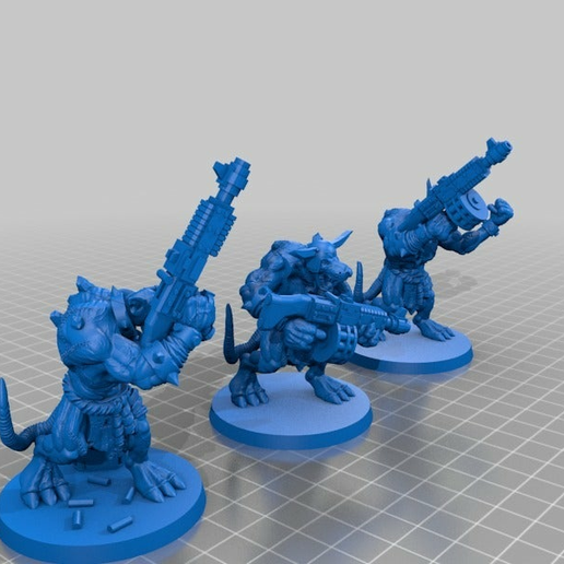 🐀 40k skaven rat ogres・Free STL File for ・Cults