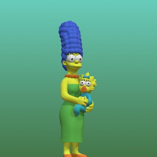 🎨 Marge figura (fan art)・ STL File for 3D printing・Cults