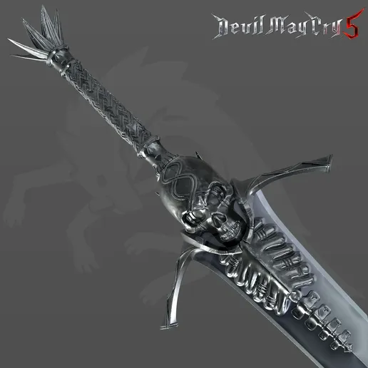 😈 Dante’s Rebellion – Devil May Cry (DMC5 ) Cosplay Sword 3d model stl ...