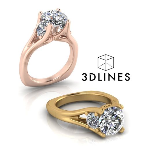 💍 round jewelry・ STL File for 3D printing・Cults