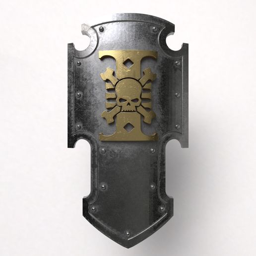 🛡️ Deathwatch relic shield・Free STL File for 3D printing・Cults