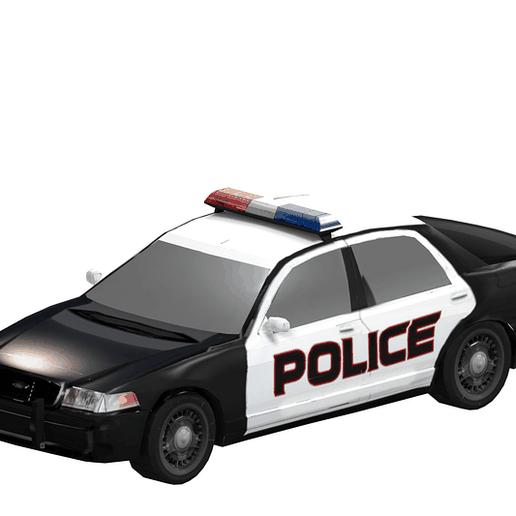 3D file Police Car 🚓 ・3D printable model to download・Cults