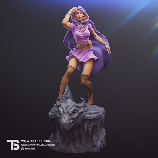 3D file Rogue Miniature 50 mm 👤 ・3D printer model to download・Cults