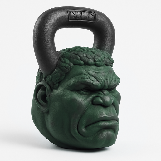 🏋️ Hulk Kettlebell GYM・ STL File for 3D printing・Cults