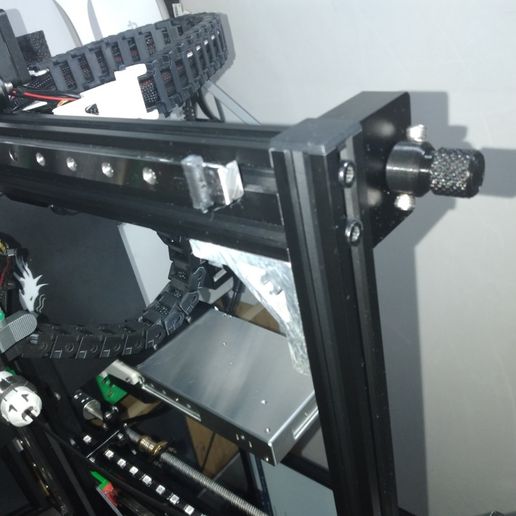 🔧 Ender 3 Lead Screw Cover + Knob・Fichier 3D Gratuit pour ・Cults