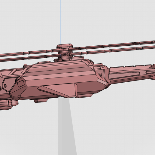🥷 Battletechnology Warrior S9 Stealth Helicopter/vtol・ STL File for 3D ...