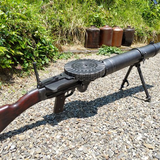 🔫 Lewis LMG Replica 3D Printed 1:1 scale・3D Print with the Bambu Lab ...