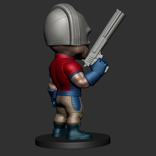 🎨 PeaceMaker_Chibi_Fanart・Free 3D File for 3D printing・Cults