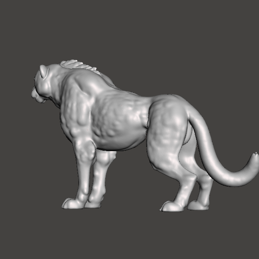 STL file Fast and Muscular Cheetah Figure - 3D Print Model 🐆 (OBJ)・3D ...