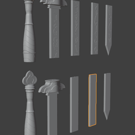 🔫 Kpop Demon Hunters Rumi Weapon Sword 3d Model STL・ 3D File for 3D printing・Cults