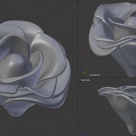 💐 Flower・Free STL File for ・Cults