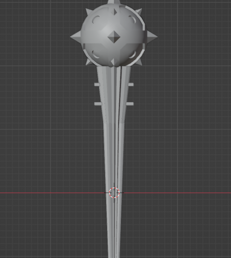 ⚔ Spiky mace・Free STL File for ・Cults