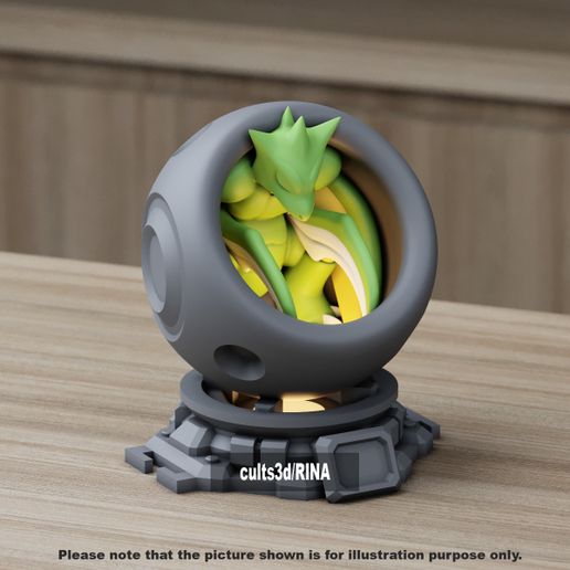 🐉 Scyther healing machine pods・ STL File for 3D printing・Cults