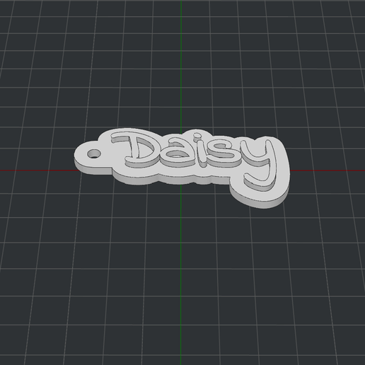 STL file Keychain Daisy 🗝️ ・3D printable model to download・Cults