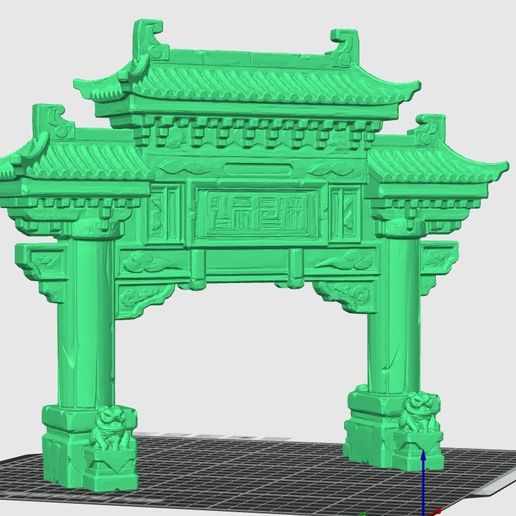 🦁 Grand Cathay Triumph Gate - Lion Guardian Arch (28-32 mm) old world ...