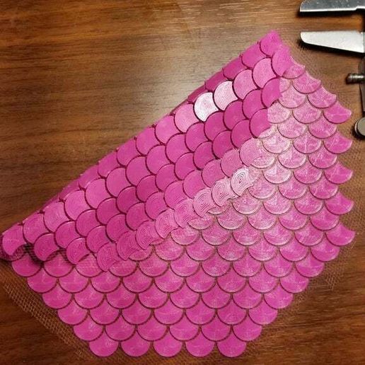 ⚖️ Scales - Print on Fabric・Free STL File for ・Cults