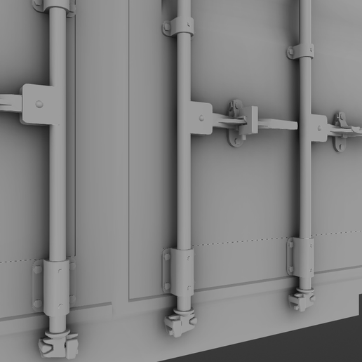 🚆 G scale realistic ISO container pack・ STL File for 3D printing・Cults
