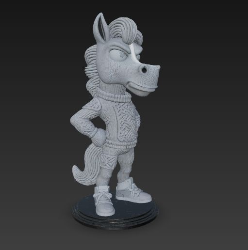 🐎 Modern Interpretation of a Classic Cartoon Style Anthropomorphic ...