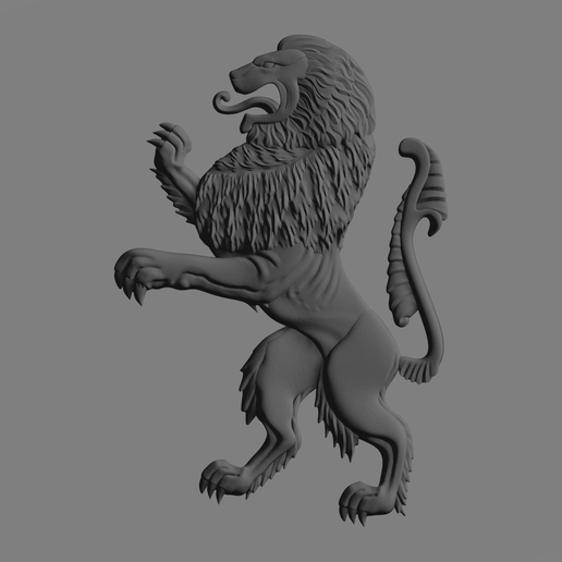 STL file lion stl cnc design 🦁 ・3D printer model to download・Cults
