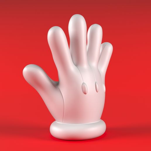 Mario Hand - Give 5・ STL File for 3D printing・Cults