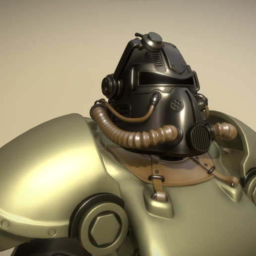 🧸 Fallout Power Armor T51・ 3D File for ・Cults