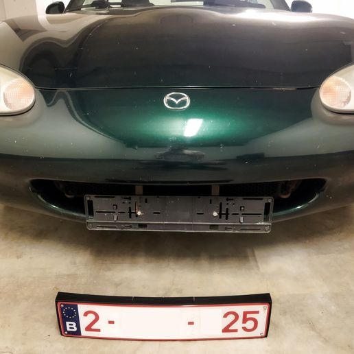 🚗 Mazda MX5/Miata NB - Front License Plate Bracket/Mounting (OEM Style ...