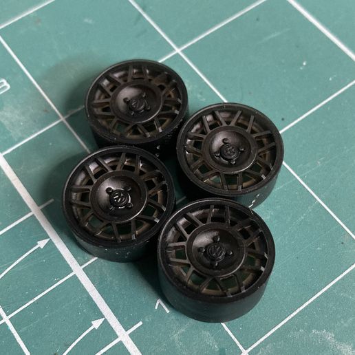 3D printed VW Snowflake Rims • made with Anycuvbic Photon Mono 4K・Cults