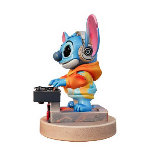 🎵 DJ Stitch – Beat Master Edition・ STL File for 3D printing・Cults