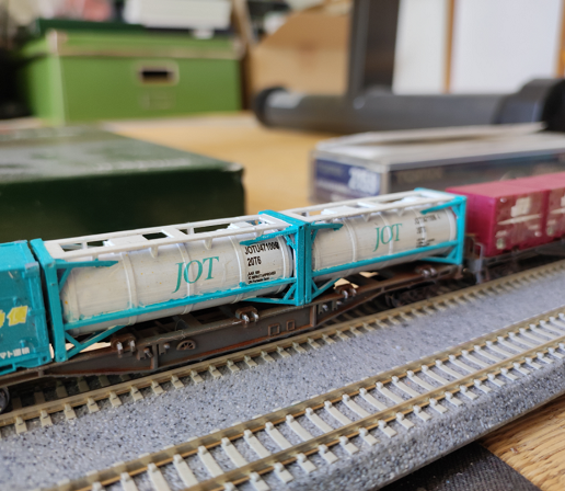 🇯🇵 JAPAN RAIL JRF 24 FOOT Tank Container N SCALE 1:160・ STL File for ・Cults