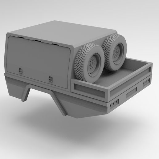 🚐 Hardtop Canopy / Camper conversion for RC Cars Land Cruiser・ STL File ...