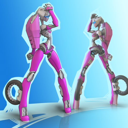 👧 Arcee Pin-Up・ 3D File for ・Cults