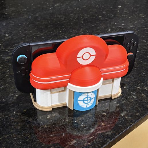 🐉 Pokemon Centre Nintendo switch dock multi-part・ STL File for 3D ...