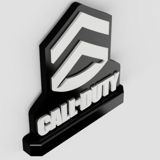 STL file Call of Duty WarZone stand logo 🤙 ・3D print design to download ...