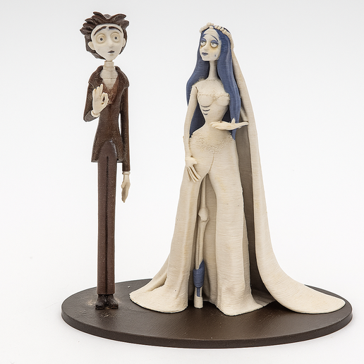 👾 Corpse Bride – Victor & Emily・Free STL File for 3D printing・Cults