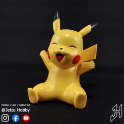 3D printable Pikachu(Pokemon)・Cults
