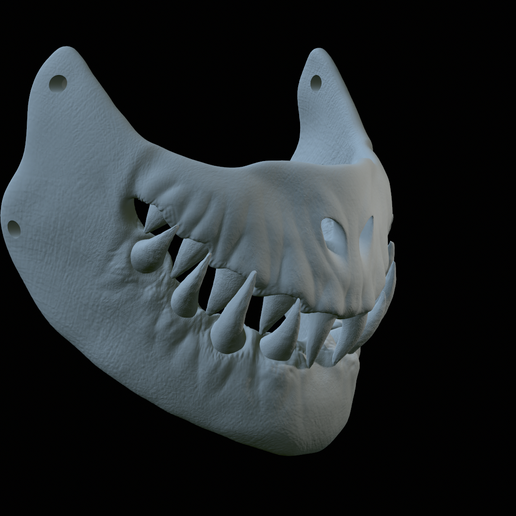 👄 fantasy / horror mouth mask 4 3d printing・Free STL File for 3D ...