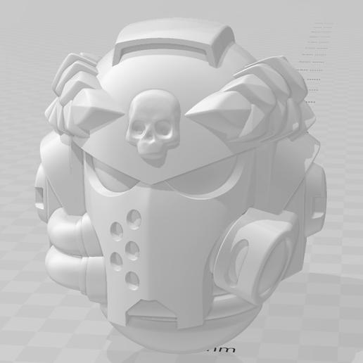 🛰 Space Knight - Helmet Builder Preview・Free STL File for 3D printing・Cults