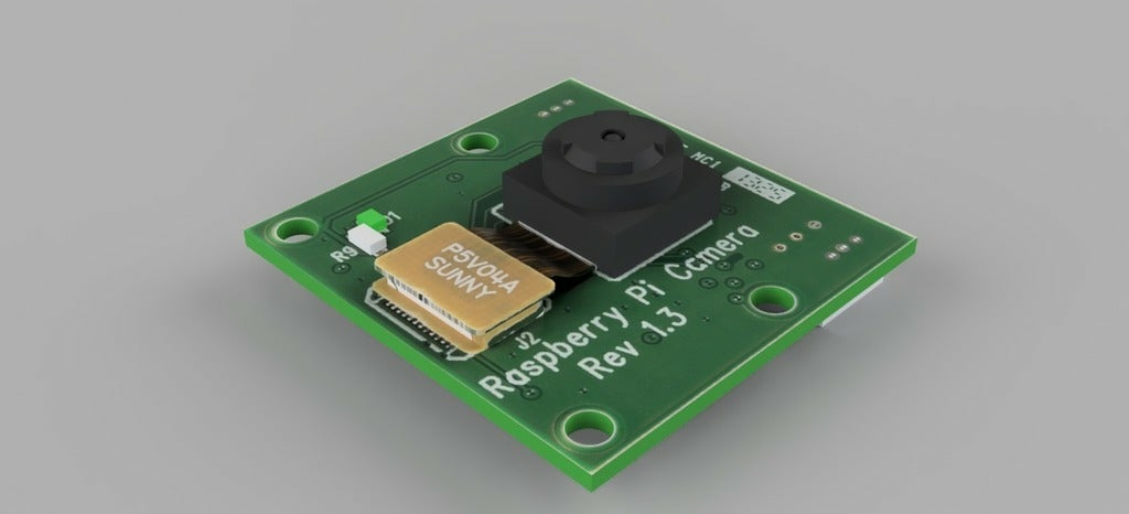 STL-Datei Raspberry Pi Camera Module v1.3 Model kostenlos herunterladen ...